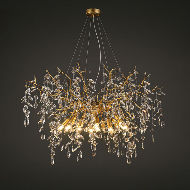 Crystal Raindrop Branch Chandelier – Decorluxelife