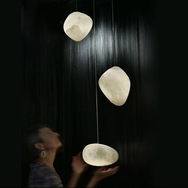 Alabaster Natural Stone Pendant light – Decorluxelife